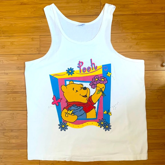 Disney | Tops | Vintage Winnie The Pooh Tank Top | Poshmark